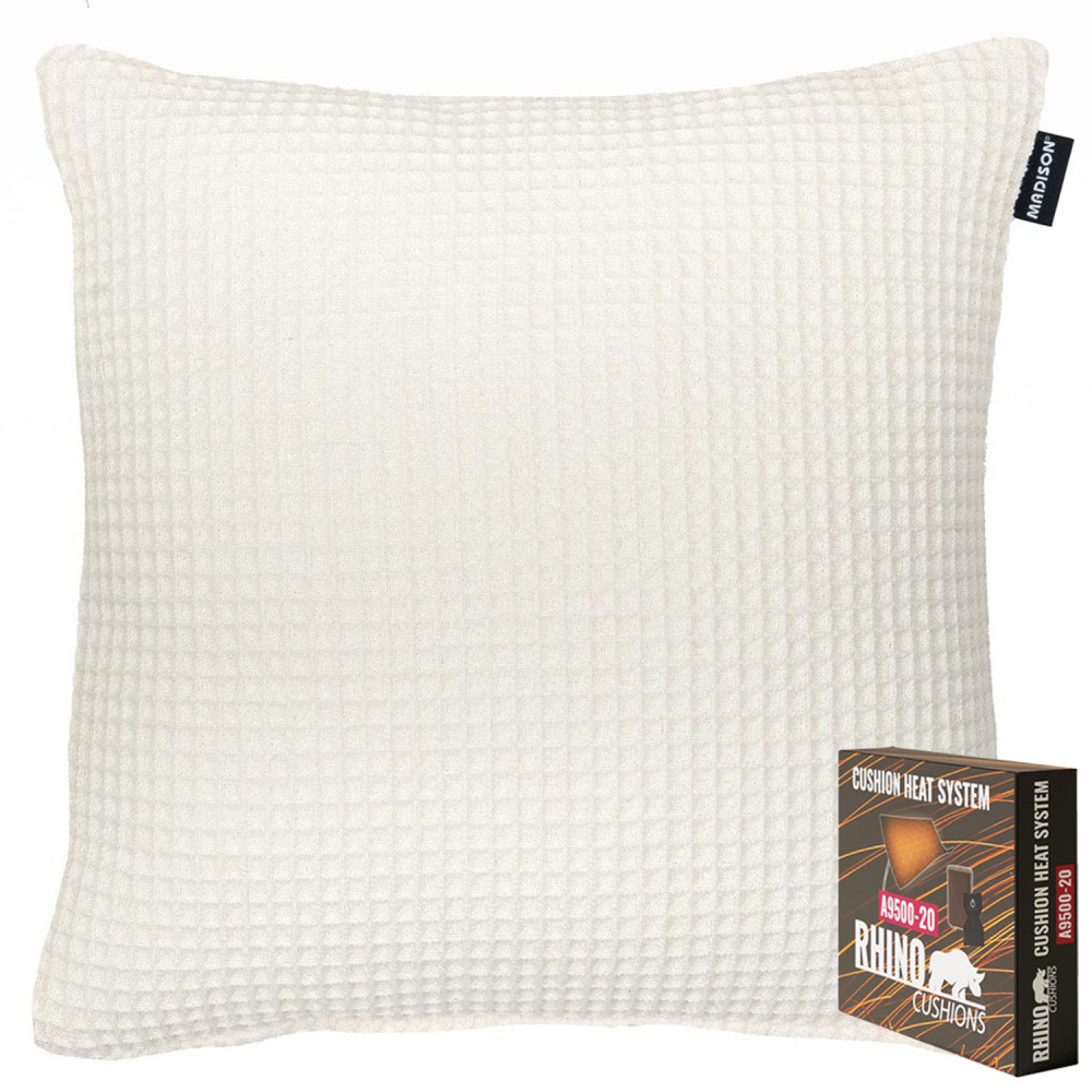 Warmtekussen sier indoor 45x45cm - Moon natural - Tuinkussenshop.nl