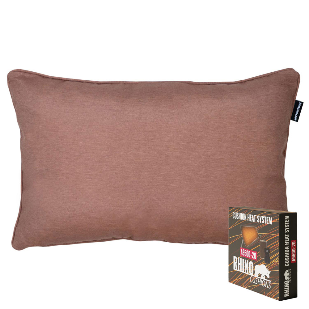 Warmtekussen sier 60x40cm - Panama mocca - Tuinkussenshop.nl