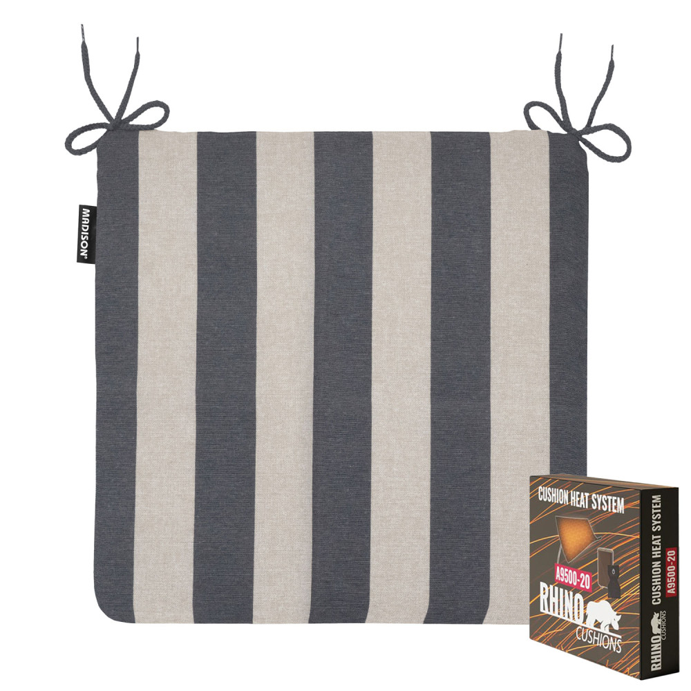 Warmtekussen universal 40x40cm - Amora grey - Tuinkussenshop.nl