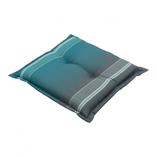 Hockerkussen 50x50cm - Stef sea blue - Tuinkussenshop.nl
